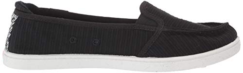 Roxy womens Minnow Slip on Shoe Sneaker, New Black, 8 US