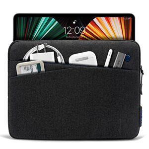 tomtoc Tablet Sleeve Bag for 12.9-inch iPad Pro M2&M1 (6th/5/4/3rd Generation) 2022-2018 with Magic Keyboard and Smart Keyboard Folio or Logitech Slim Folio Pro Case, Front Pocket Tablet Accessories