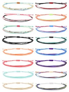 dcfywl731 surfer wave ankle bracelets for teen girls string cute bracelet anklets boho surfer bracelets anklets for women handmade adjustable waterproof friendship bracelets anklets pack