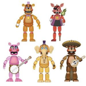 Funko Five Nights at Freddys Pizza Simulator Glow-in-The-Dark Articulated Action Figures (Set of 5)