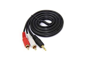 3.5mm to 2 rca audio cable for bose wave radio awrc-1g awr1rw awrc-1p awaccp