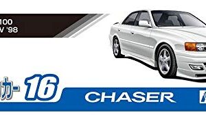 Aoshima 58596 The Model Car 016 Toyota JZX100 Chaser Tourer V 1998 1/24 Scale Kit