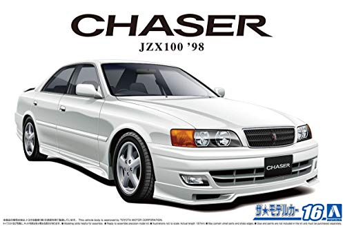 Aoshima 58596 The Model Car 016 Toyota JZX100 Chaser Tourer V 1998 1/24 Scale Kit