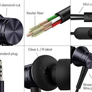 1MORE­ E1009 Piston Fit in-Ear Headphones with Microphone Black