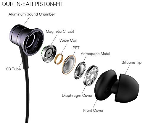 1MORE­ E1009 Piston Fit in-Ear Headphones with Microphone Black