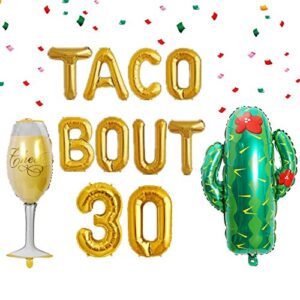 laventy taco bout 30 balloons nacho average thirty balloon fiesta 30th birthday decoration taco birthday party decoration taco party decor