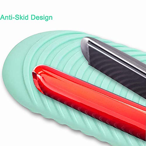 Heat Resistant Mat for Curling Iron, Flat Iron Silicone Mat Pouch for Hair Straightener, Portable Travel Curling Iron Holder for Crimping Iron, Curling Wand, Waving Iron and Hot Hair Styling Tools