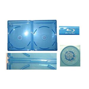 New 28 Pk Viva Elite Blu-Ray Double Case Box 12.5 mm Standard Size Hold 2 Discs (Pack of 28 Individual BD Cases)