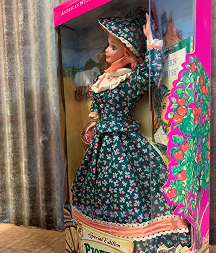 American Stories Pioneer Barbie with Western Promise Book.