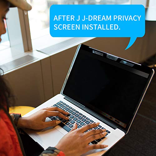 J J-Dream Hanging 15.6 Inch Privacy Screen for Widescreen Laptop (16:9 Aspect Ratio)