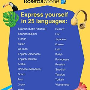 Rosetta Stone Learn UNLIMITED Languages | Lifetime Access - Learn 24 Languages | PC/Mac/iOS/Android Online Code