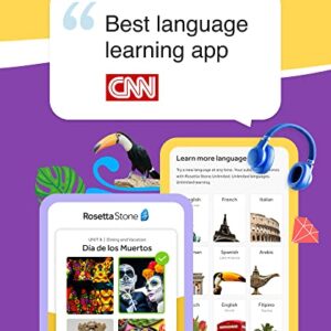 Rosetta Stone Learn UNLIMITED Languages | Lifetime Access - Learn 24 Languages | PC/Mac/iOS/Android Online Code