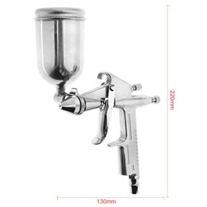 ChgImposs Mini Pneumatic Paint Spray Gun with 0.5mm Diameter Nozzle for Leather/Wall Painting