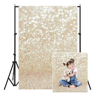 wolada 5x7ft bokeh backdrop glitter backdrop gold photo backdrop gold glitter backdrop bokeh backdrops for photography newborn baby portrait birthday party backdrop studio props 11791