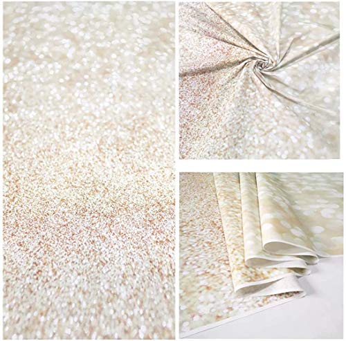 WOLADA 5x7FT Bokeh Backdrop Glitter Backdrop Gold Photo Backdrop Gold Glitter Backdrop Bokeh Backdrops for Photography Newborn Baby Portrait Birthday Party Backdrop Studio Props 11791