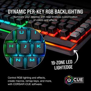 Corsair K95 RGB PLATINUM XT Mechanical Wired Gaming Keyboard - Cherry MX Speed Switches - PBT Double-Shot Keycaps - iCUE Compatible - QWERTY NA Layout - Black