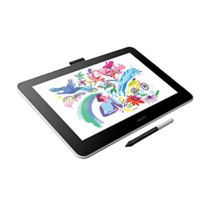 wacom one hd creative pen display, drawing tablet with screen, 13.3" graphics monitor; includes training & software, works with mac, pc & chromebook, photo/video editing, drawing, design, & education