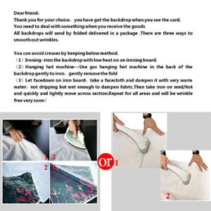 LYWYGG 6X8FT Ice and Snow White World Photography Backdrops Background Christmas Winter Frozen Snow Ice Crystal Pendant World for Children Photo Studio Props Backdrop CP-13-0608