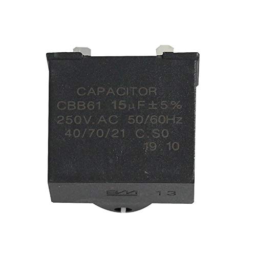 5304464438 Refrigerator Run Capacitor Replacement for Kelvinator KATR1816MW1 Refrigerator - Compatible with 218909901 Compressor Run Capacitor