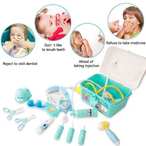 MCFANCE Toy Doctor Kits 48Pcs Pretend Play Doctor Kit Toys Stethoscope Medical Kit Imagination Play for Kids 3 Years