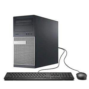 dell optiplex 9020 mini tower desktop pc, intel core i7-4770-3.4 ghz, 32gb ram, 1tb (1000gb) ssd drive, wifi, dvd-rw, windows 10 pro (renewed)