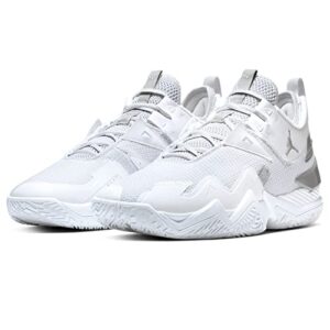 Nike mens Jordan Westbrook One Take CJ0780-002 Shoes, White/Metallic Silver/White, 12