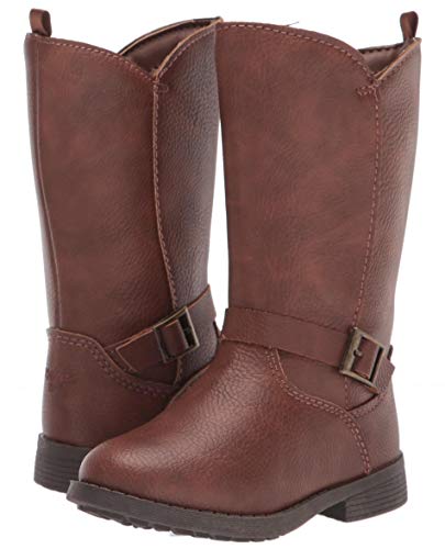 OshKosh B'Gosh Girls LUMI Fashion Boot, Chocolate 2020, 5 Toddler