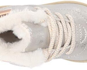 OshKosh B'Gosh girls Fashion Boot, Ivory, 4 Toddler US