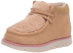 oshkosh b'gosh girls' mayple boot snow, tan, 12 medium us