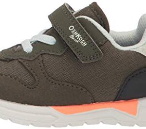 OshKosh B'Gosh Boys Sneaker, Olive, 4 Toddler