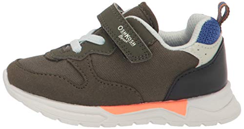 OshKosh B'Gosh Boys Sneaker, Olive, 4 Toddler