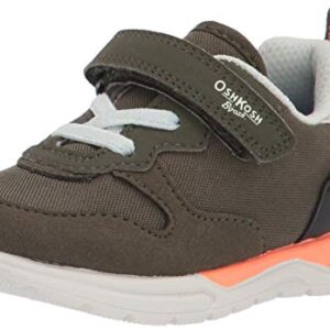 OshKosh B'Gosh Boys Sneaker, Olive, 4 Toddler