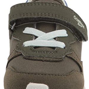 OshKosh B'Gosh Boys Sneaker, Olive, 4 Toddler