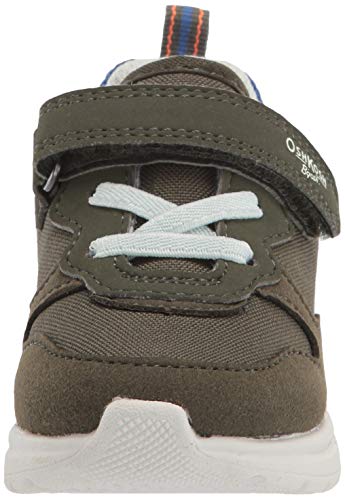 OshKosh B'Gosh Boys Sneaker, Olive, 4 Toddler