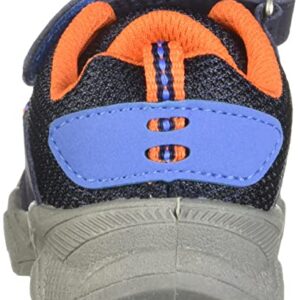 OshKosh B'Gosh Boy's TETI Bump Toe Sneaker, Navy, 4 Toddler