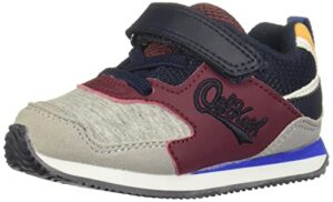 oshkosh bgosh boys sneaker, burgundy, 4 toddler