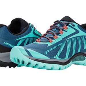 Merrell womens Siren Edge 3 Hiking Shoe, Polar/Wave, 9.5 US