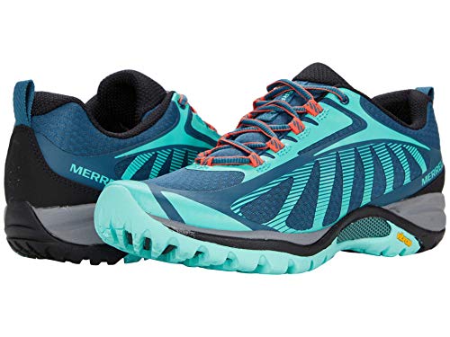 Merrell womens Siren Edge 3 Hiking Shoe, Polar/Wave, 9.5 US