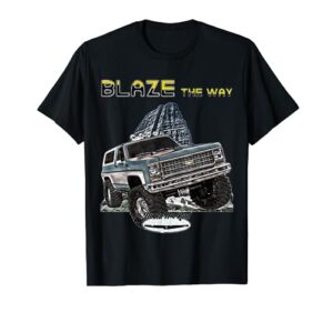 blazer,lifted squarebody truck,k5,jimmy,suburban,silverado t-shirt