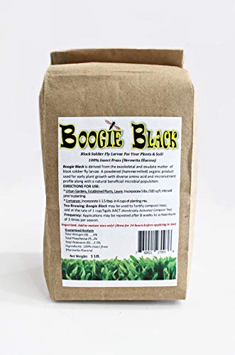 Boogie Brew Compost Tea 2 Part Formula, 3 Pounds. The Organic Compost Tea That Combines 17 Powerful Ingredients and 1 Pound Boogie Black Bundle