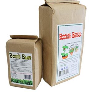 Boogie Brew Compost Tea 2 Part Formula, 3 Pounds. The Organic Compost Tea That Combines 17 Powerful Ingredients and 1 Pound Boogie Black Bundle