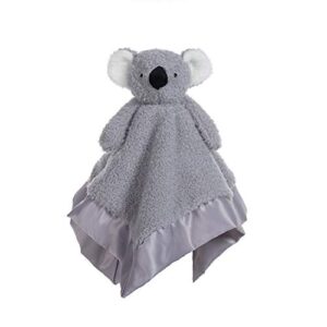 apricot lamb stuffed animals soft security blanket gray koala infant nursery character blanket luxury snuggler plush(gray koala, 14 inches)