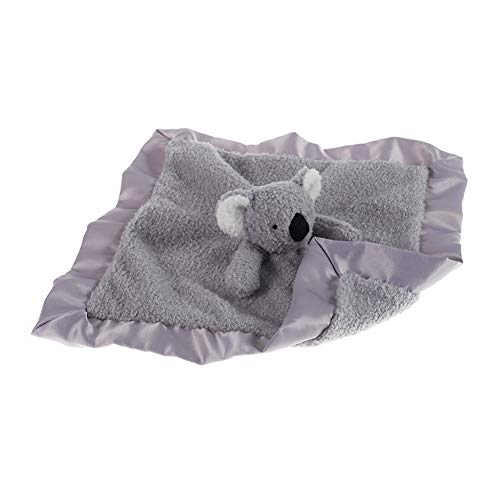 Apricot Lamb Stuffed Animals Soft Security Blanket Gray Koala Infant Nursery Character Blanket Luxury Snuggler Plush(Gray Koala, 14 Inches)