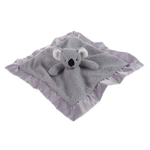 Apricot Lamb Stuffed Animals Soft Security Blanket Gray Koala Infant Nursery Character Blanket Luxury Snuggler Plush(Gray Koala, 14 Inches)