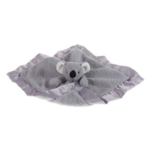 Apricot Lamb Stuffed Animals Soft Security Blanket Gray Koala Infant Nursery Character Blanket Luxury Snuggler Plush(Gray Koala, 14 Inches)