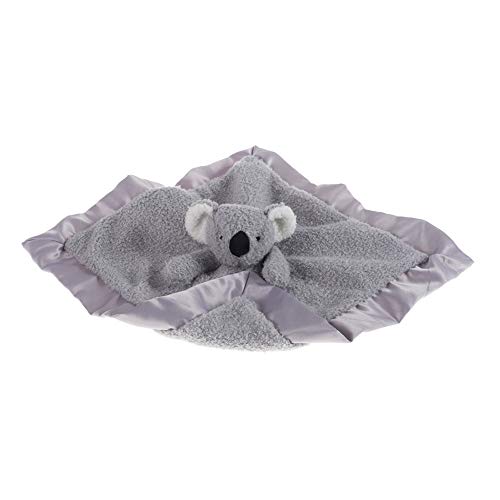 Apricot Lamb Stuffed Animals Soft Security Blanket Gray Koala Infant Nursery Character Blanket Luxury Snuggler Plush(Gray Koala, 14 Inches)