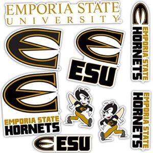 emporia state university sticker hornets esu stickers vinyl decals laptop water bottle car scrapbook t2 (type 2)