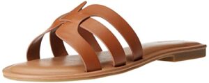 the drop women's monika sandal, mocha, 7.5 b us