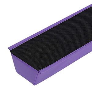 ZENY 6ft Folding Gymnastics Balance Beam Foam Floor Balance Beam Bar with Anti-slip Base Walking Beams Home Gymnastics Equipment for Kids Adults