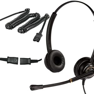 N/X Telephone Headset with Noise Cancelling Mic Compatible with Cisco IP Phones 7931 7940 7941 7942 7945 7960 7961 7962 7965 7970 7975 and More